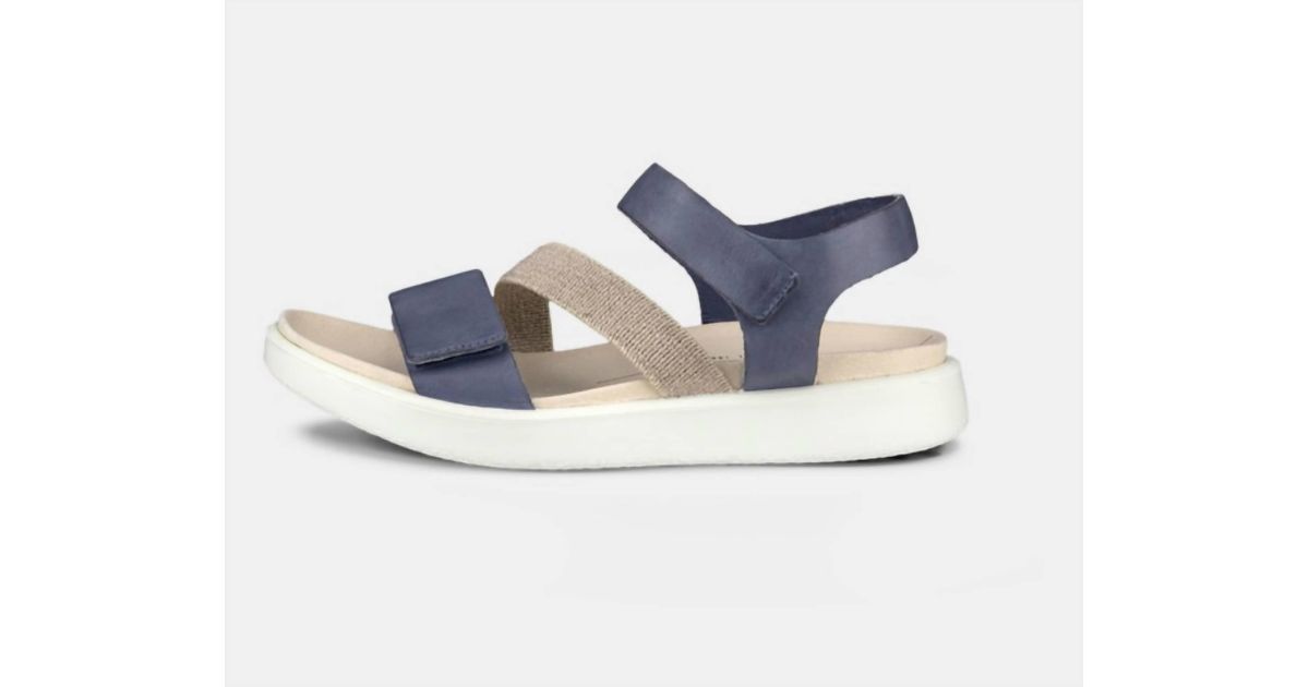 Ecco Flowt Sandal in Blue | Lyst