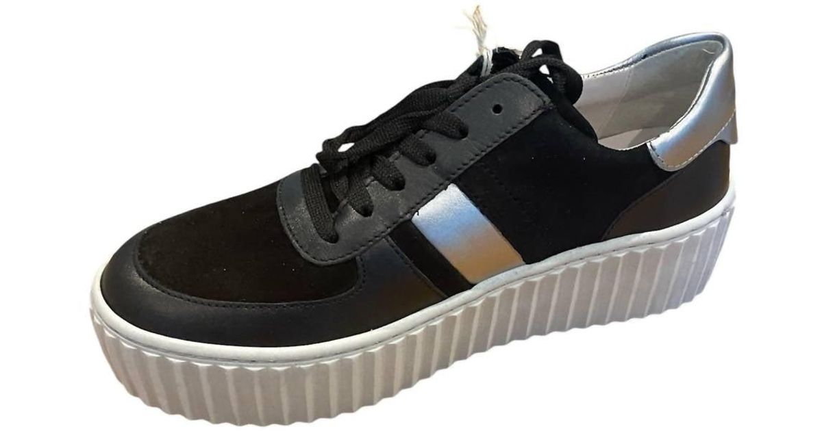 Gabor Platform Sneakers in Black | Lyst