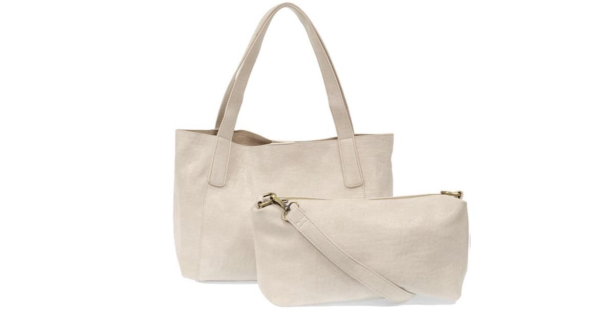 Joy Susan Lottie Medium Tote in Natural | Lyst