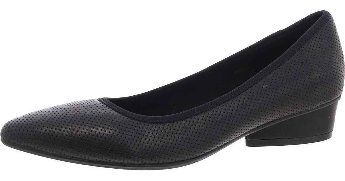 Vaneli Arch Support Loafer Heels in Black | Lyst
