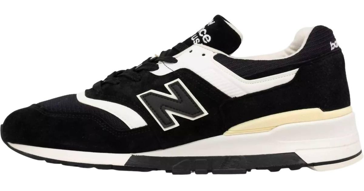 New Balance 997 Shoe in Black for Men | Lyst