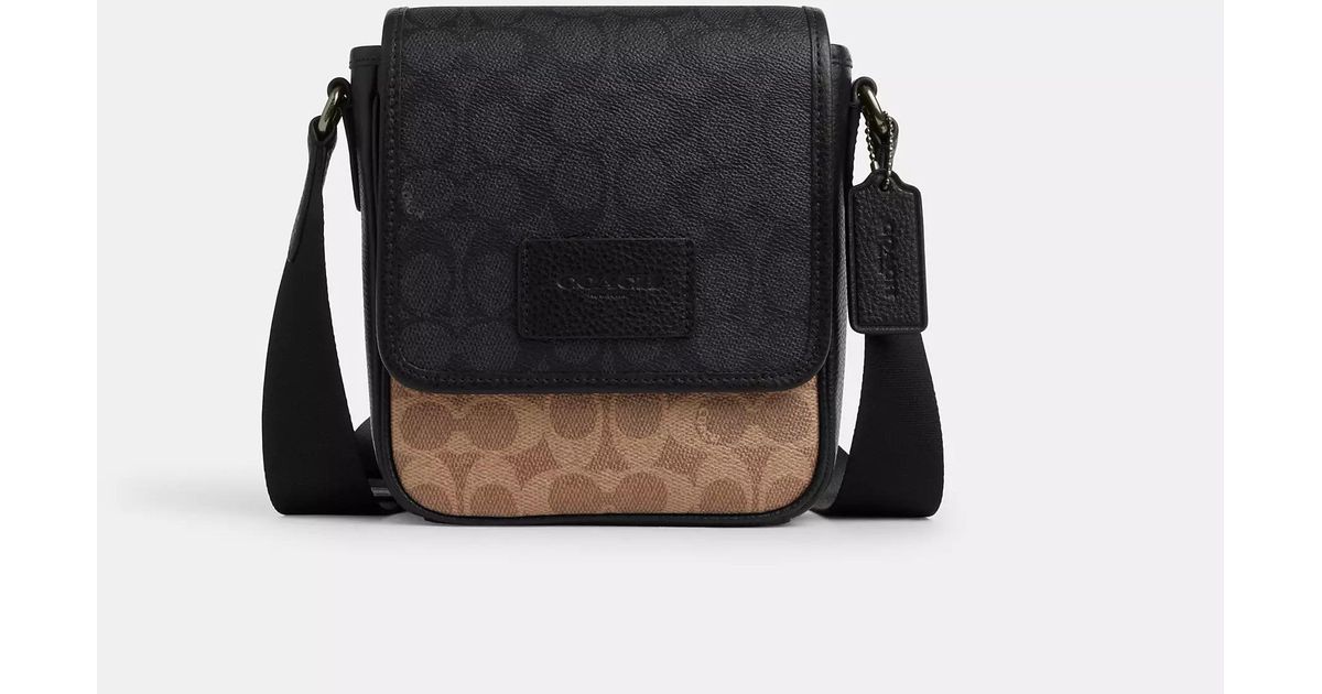 COACH Lucas Crossbody Bag in Black | Lyst