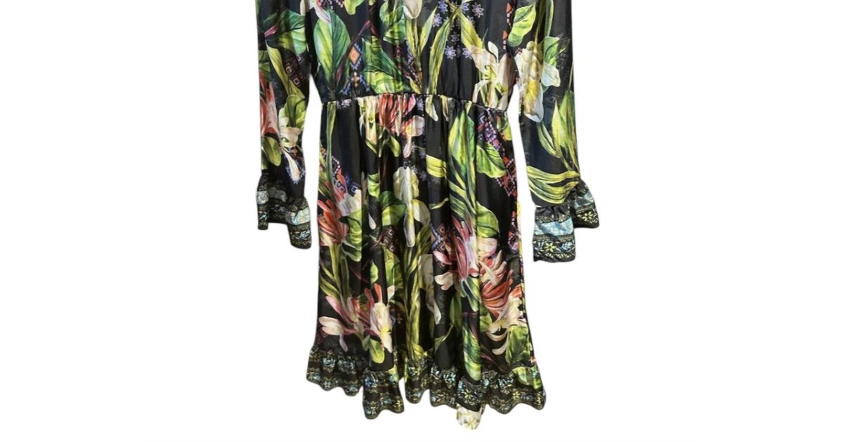 Johnny Was Mitra Dress in Green | Lyst