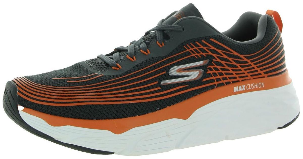 Skechers Max Cushioning Eite Knit Goga Mat Running Shoes in Brown for ...