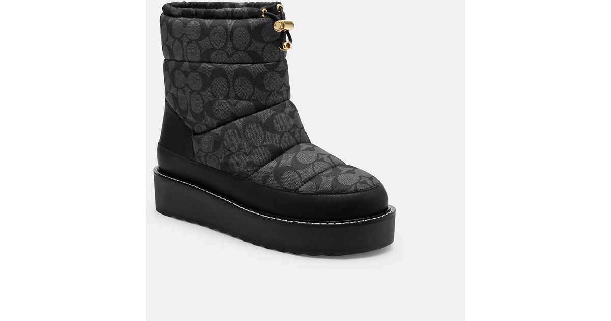 COACH Idella Bootie in Black | Lyst