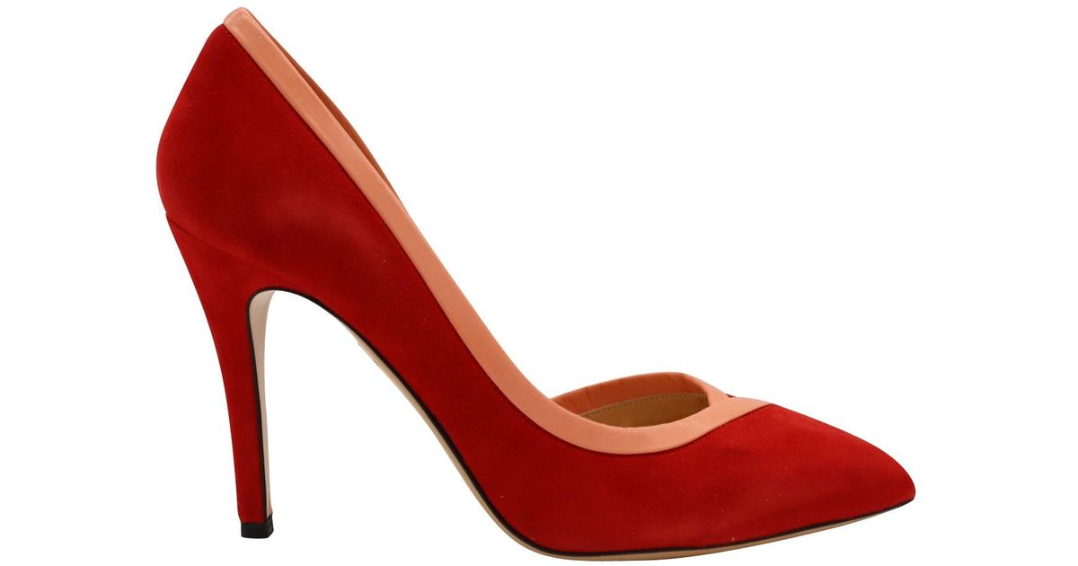 Charlotte Olympia Pointed Pumps in Red | Lyst