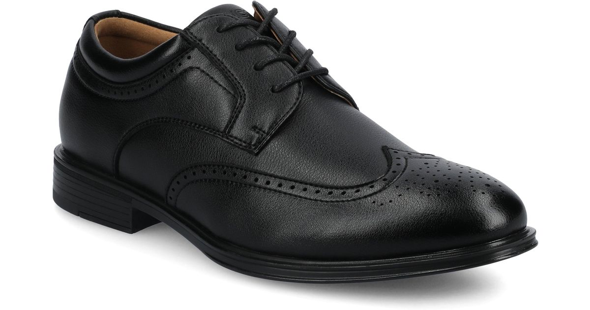 Vance Co. Vance Cormac Medium And Wide Width Comfort Wingtip Oxford ...