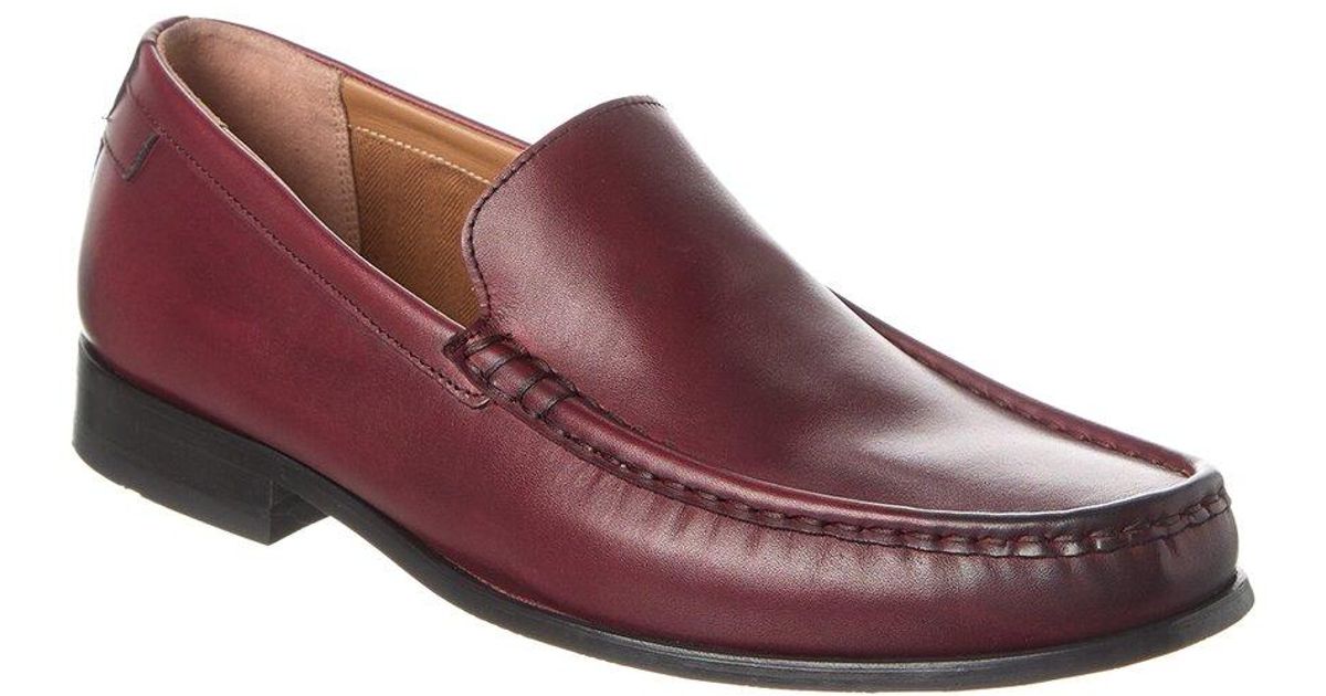 Ted Baker Labi Leather Penny Loafer in Red for Men | Lyst
