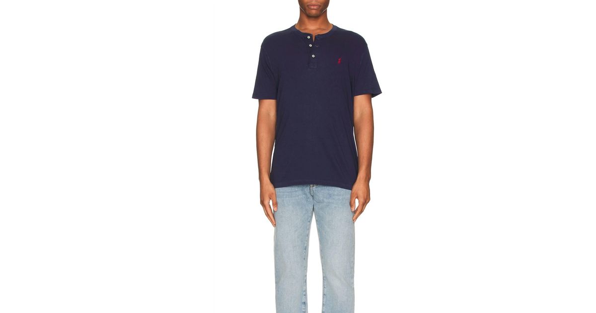 Polo Ralph Lauren Distress Worn Out Short Sleeve Polo Shirt in Blue for ...