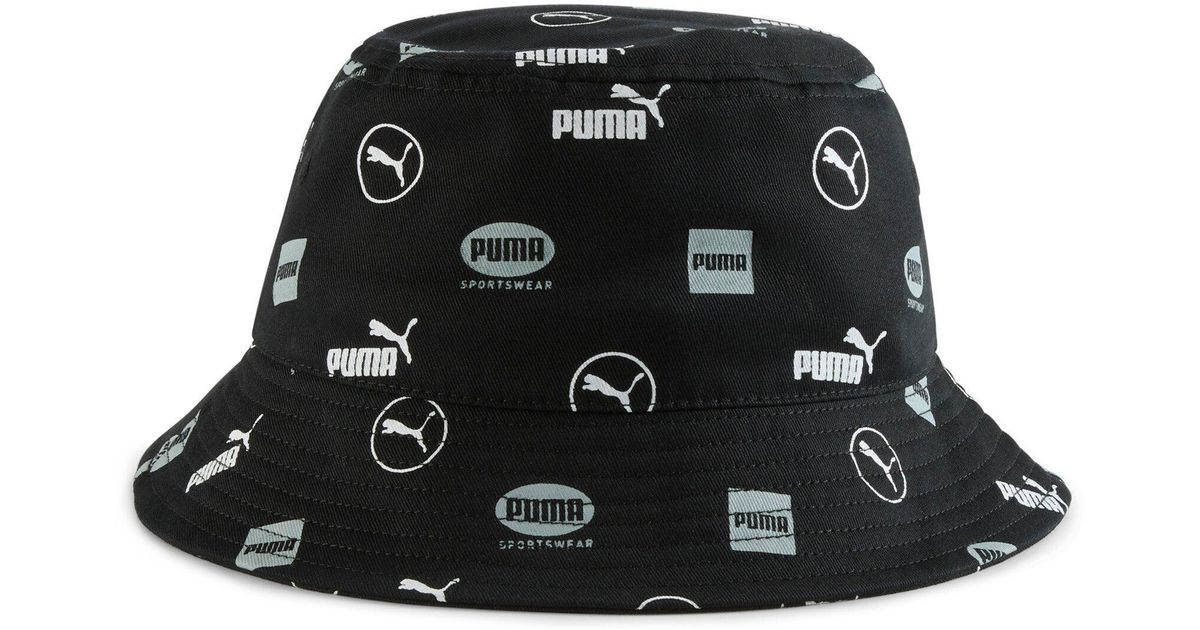 PUMA Big Kids' Bucket Cap in Black for Men | Lyst