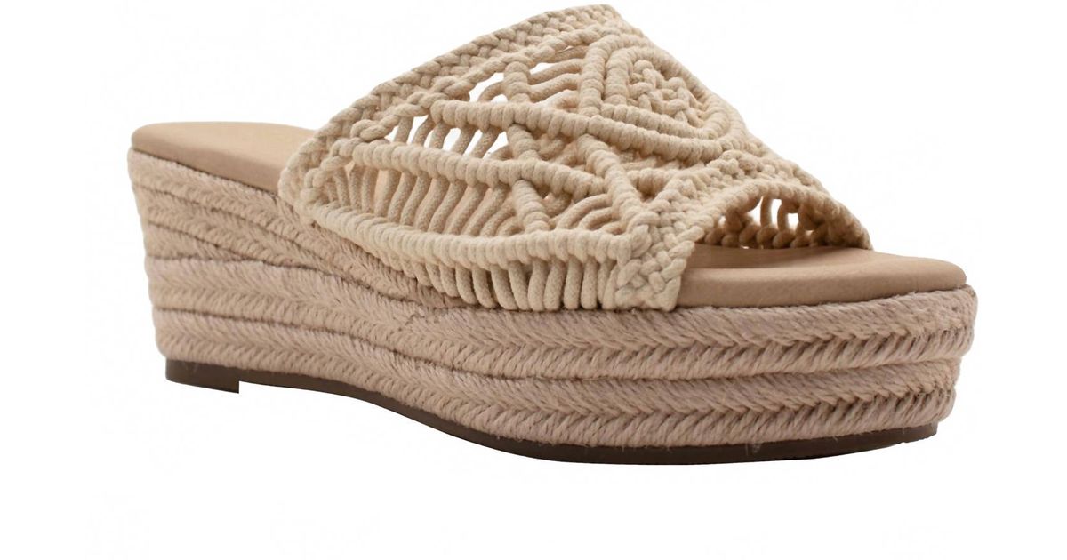 Sbicca Eureka Sandal in Metallic | Lyst