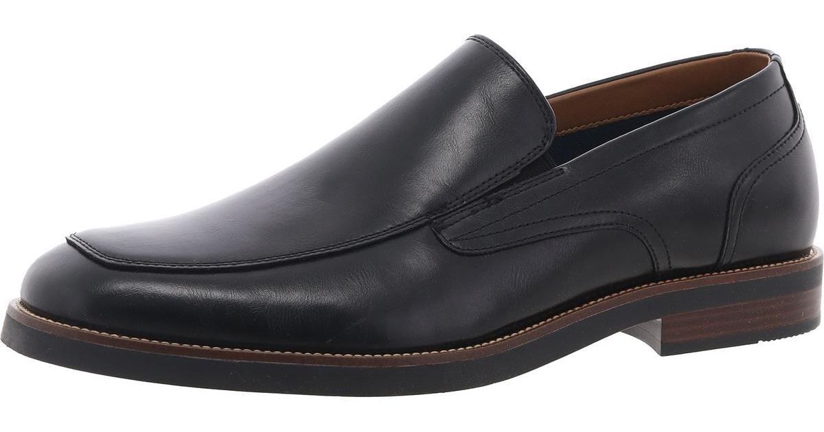 Dockers Banner Solid Faux Leather Loafers in Black for Men | Lyst