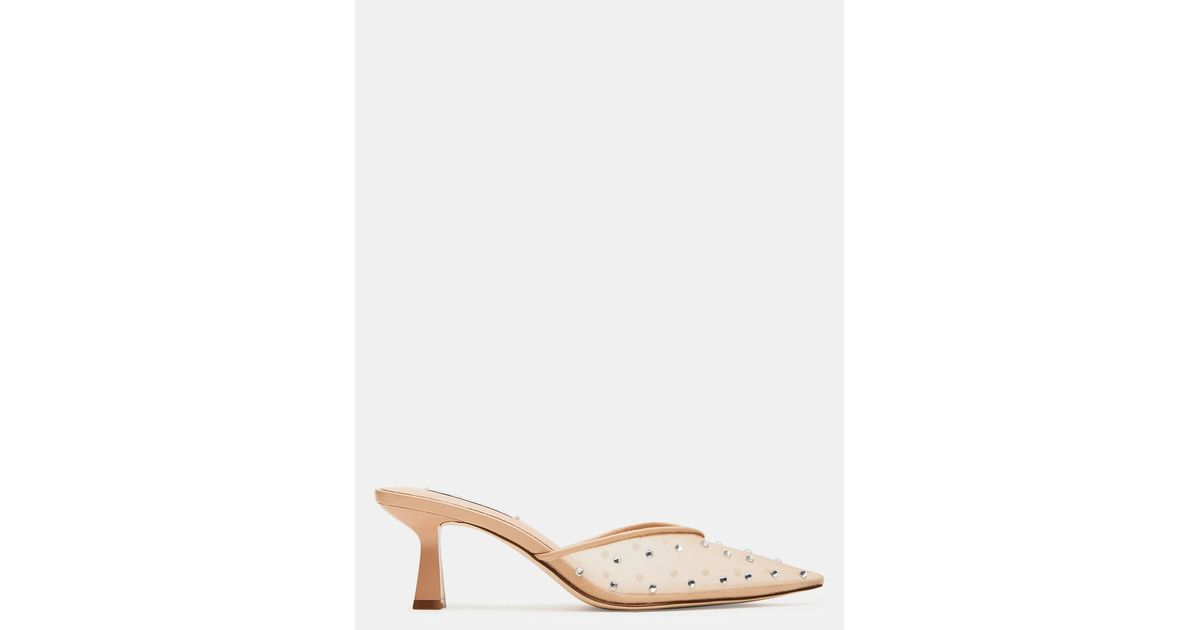 Steve Madden Mod Mesh Blush in Natural | Lyst
