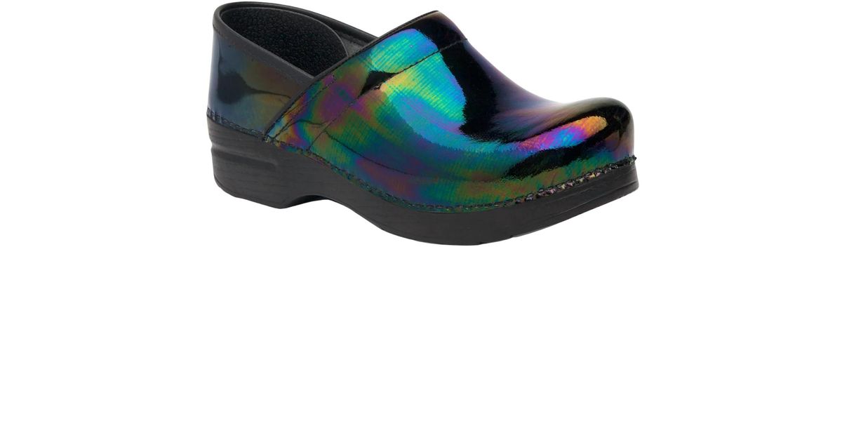 Dansko Patent Professional Clogs in Blue | Lyst