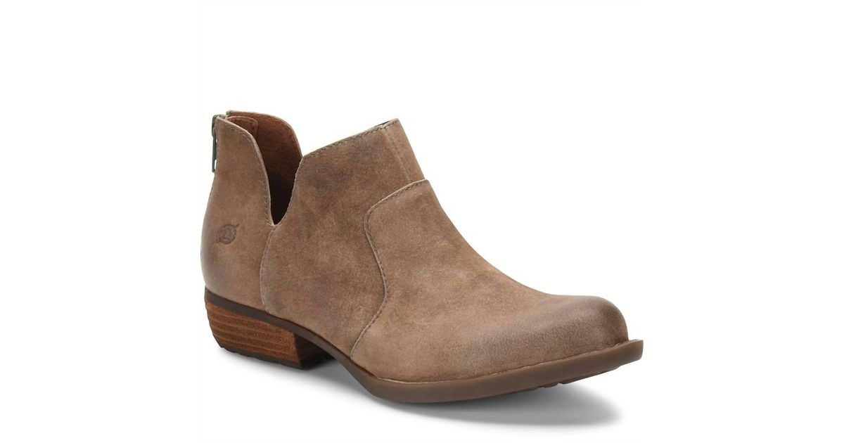 Born Kerri Booties in Brown | Lyst