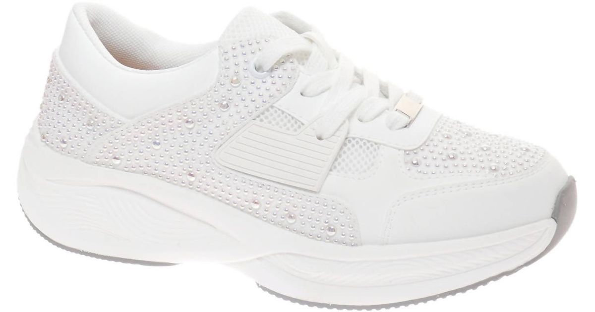 Outwoods Sparkle Sneakers in White | Lyst