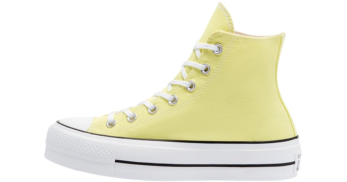 Converse Chuck Taylor All Star Lift Hi Light Zitron/ 570433C in Yellow ...