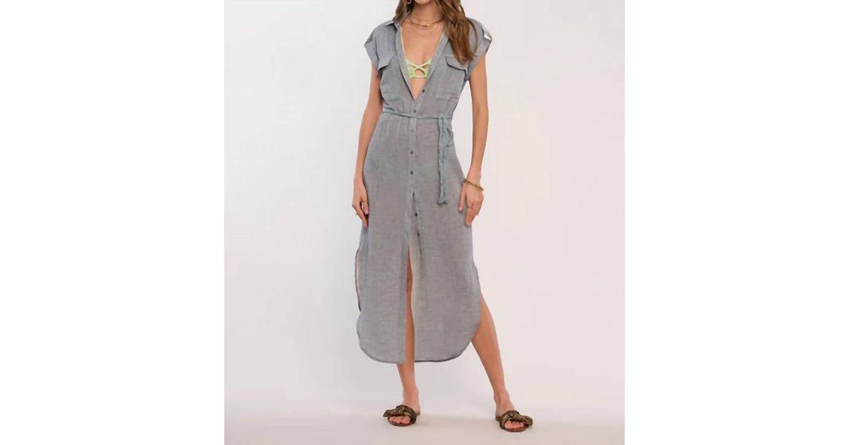 Heartloom Dixie Dress in Gray | Lyst