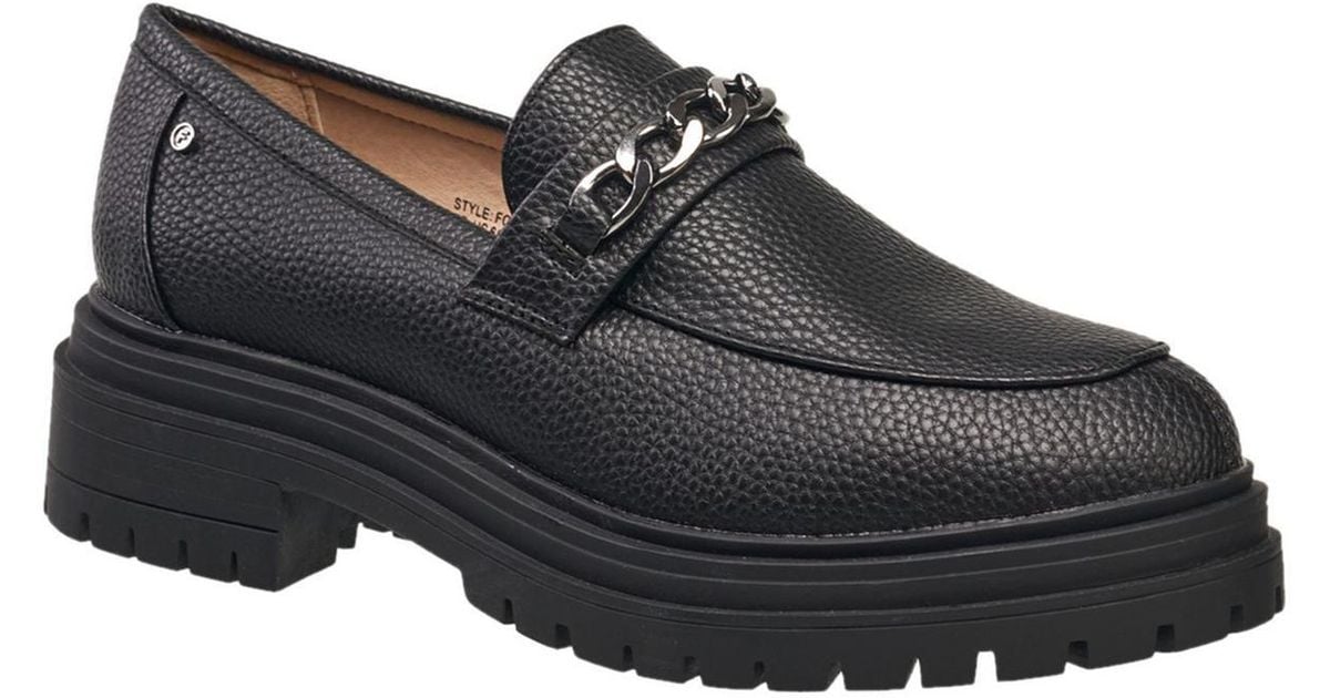 French Connection Fctati75Bkds Solid Vegan Leather Clogs in Black | Lyst