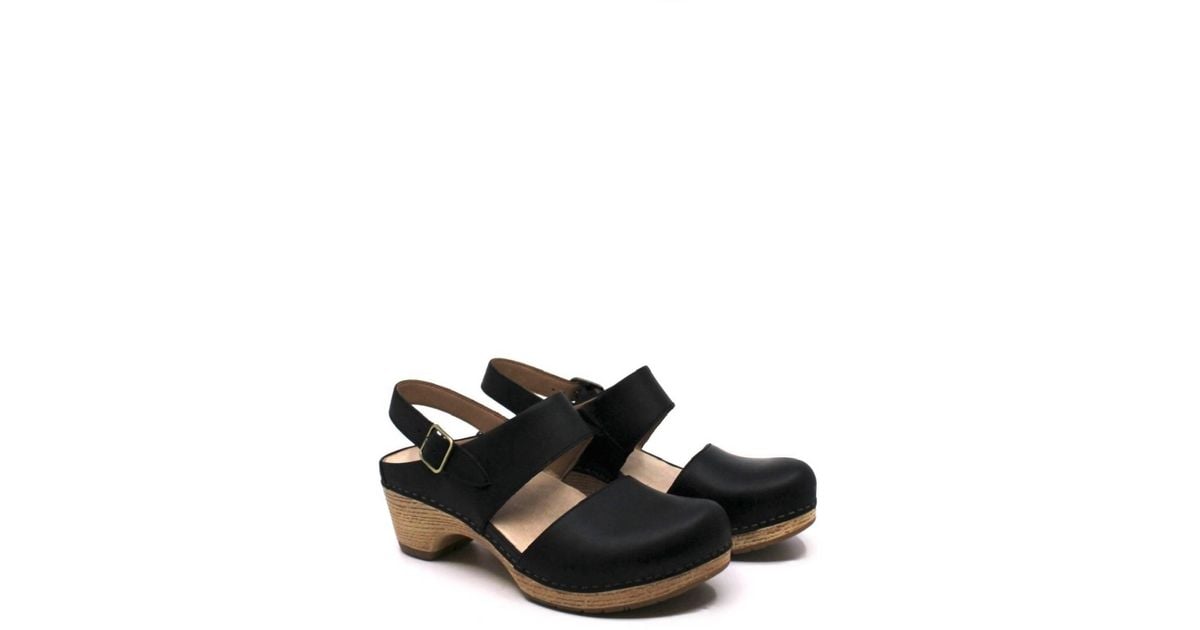 Dansko Lucia Clog in Black | Lyst