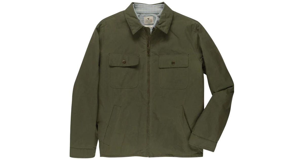 Genteal Army Somerset Jacket in Green for Men | Lyst