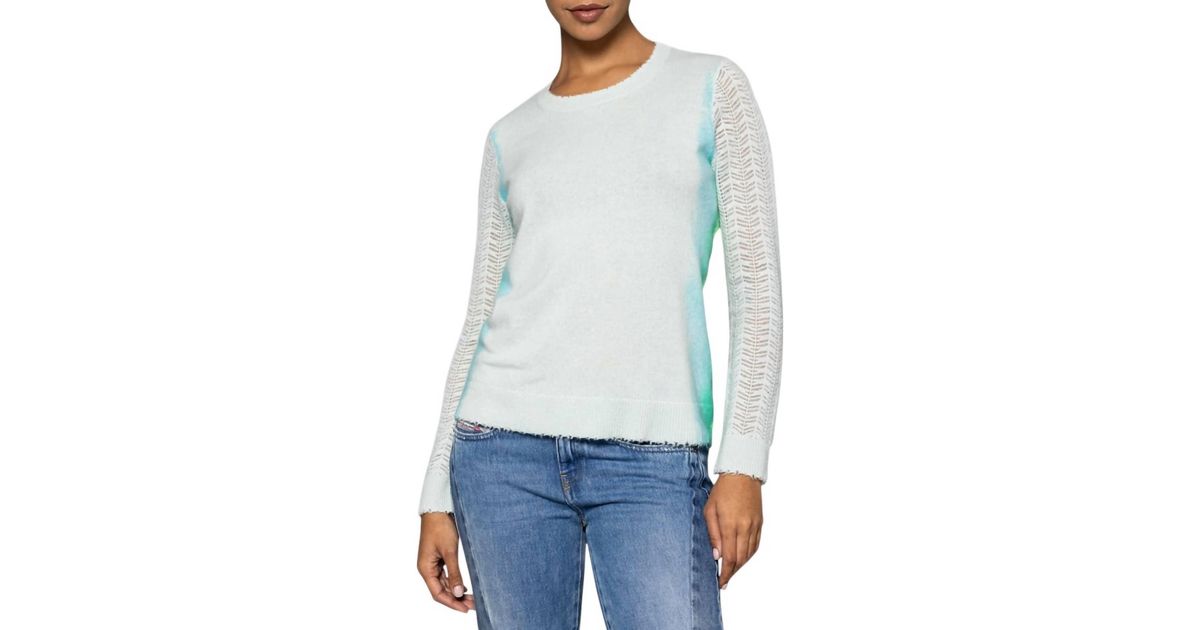 Lisa Todd Side By Side Sweater in Blue | Lyst