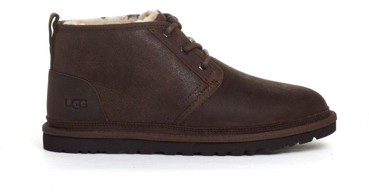 UGG Sheepskin Ankle Boots in Brown | Lyst