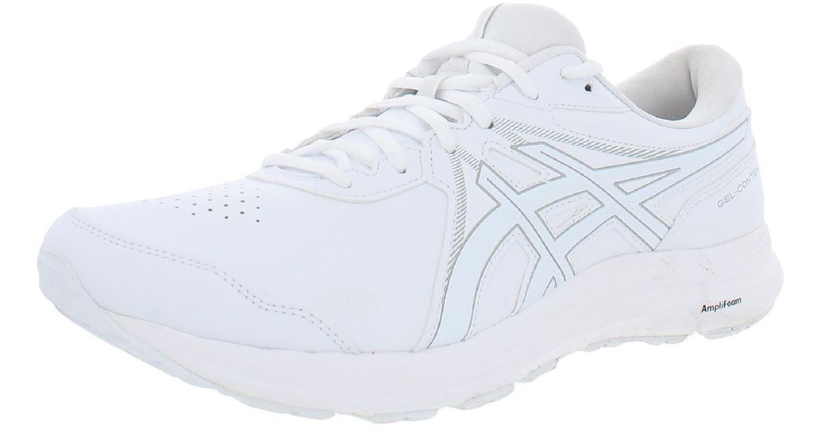 Asics Gel Contend Sl Fitness Gym Running Shoes in White | Lyst