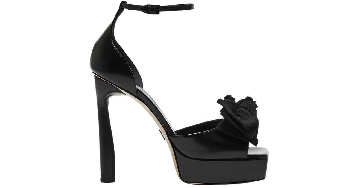 Paul Andrew Bow 95 Platforms in Black | Lyst