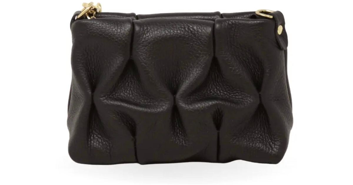 German Fuentes Metallic Crossbody Bag in Black | Lyst