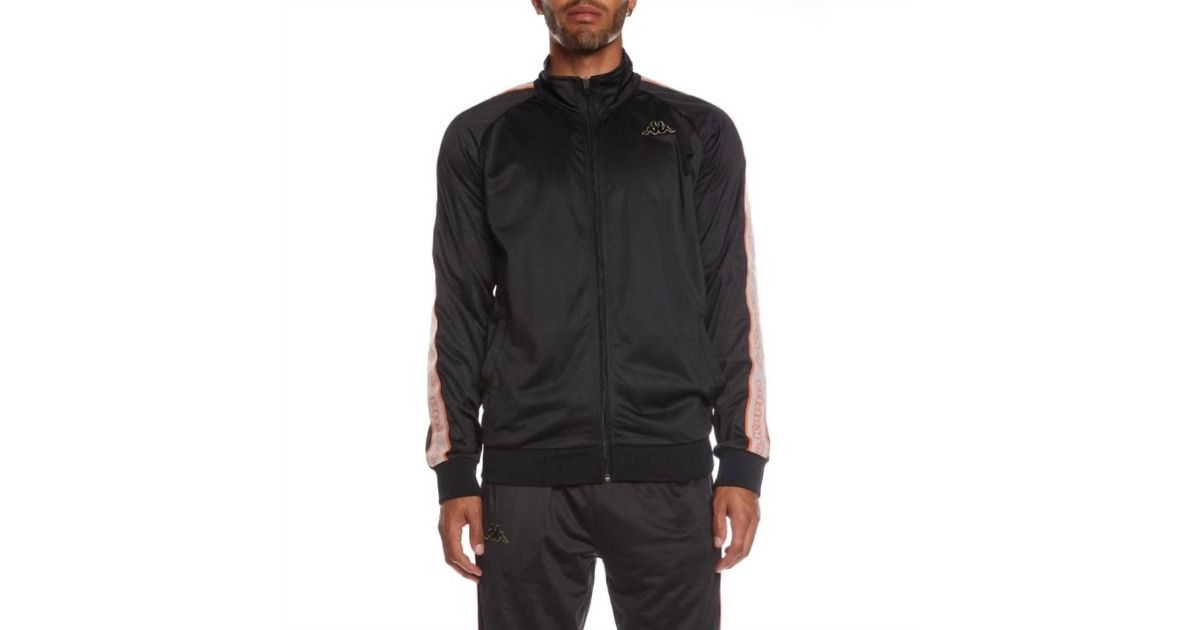 Kappa Men's Logo Tape Artem 2 Track Jacket in Black for Men | Lyst