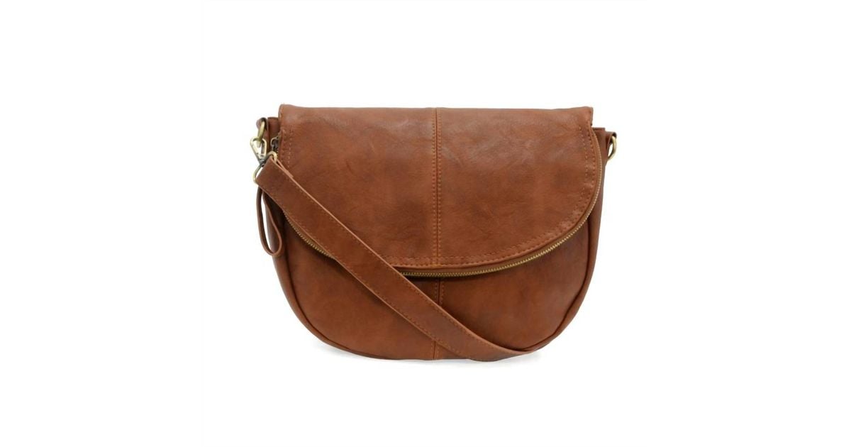 Joy Susan Selma Saddle Crossbody Bag in Brown | Lyst