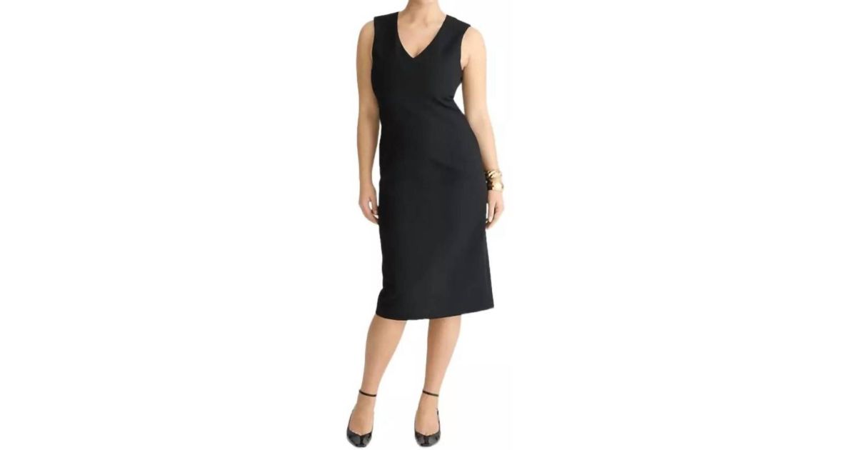 J.Crew Interview Dress in Black | Lyst