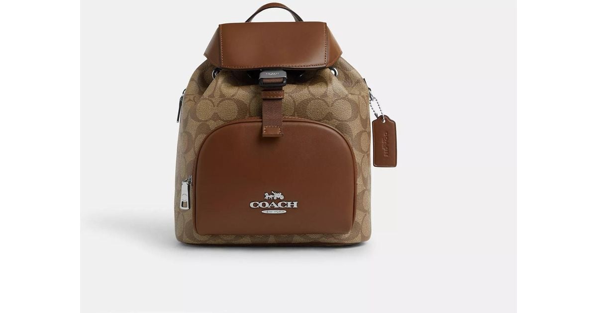 COACH Pace Large Backpack in Brown | Lyst