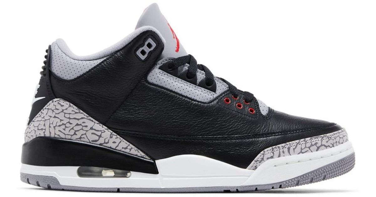 Nike 3 Retro Og Cement in Black for Men | Lyst