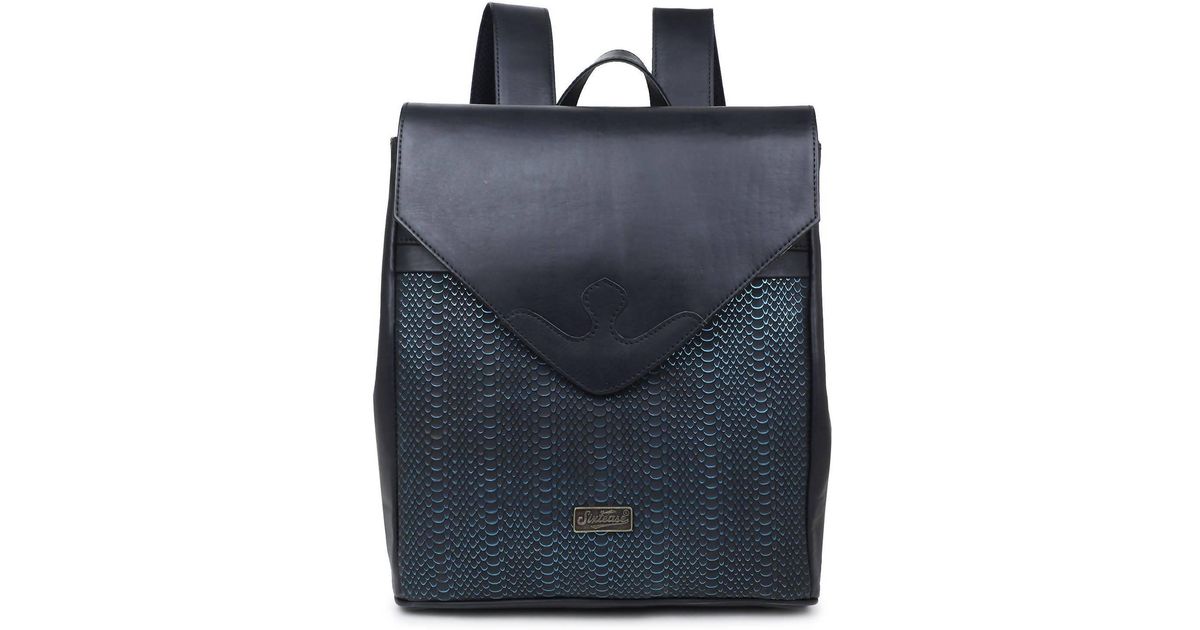 Sixtease Bags Snake Backpack in Blue | Lyst