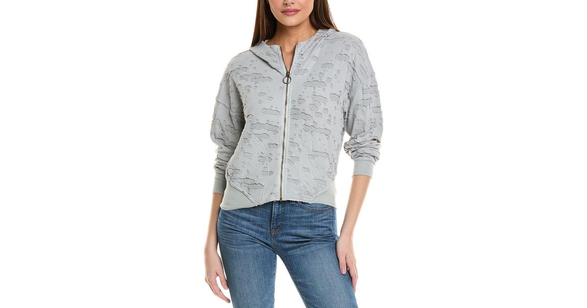 XCVI Irra Jacket in Gray | Lyst