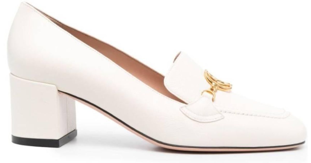 Bally Ellyane 50Mm Almond-Toe Leather Pumps, Brand Size 40 Us in ...