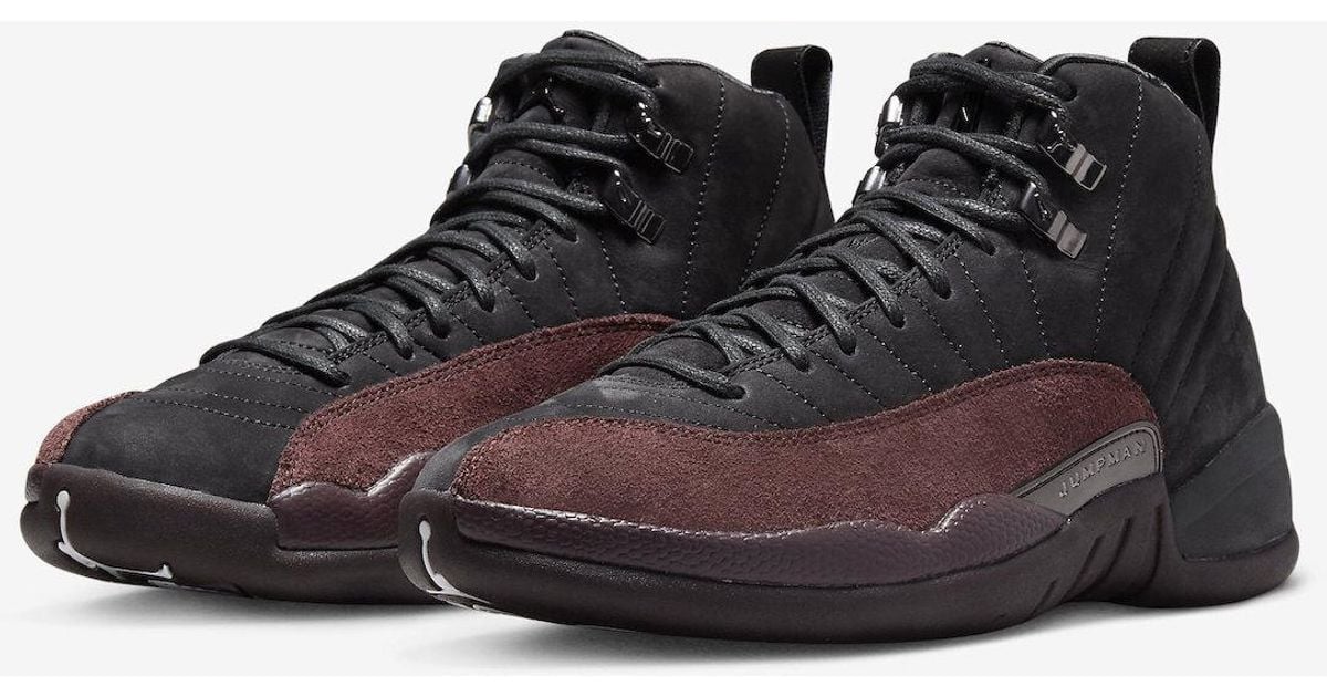 Nike Air 12 Retro Sp Dv6989-001 Burgundy Sneaker Shoes Pin1 in Black | Lyst