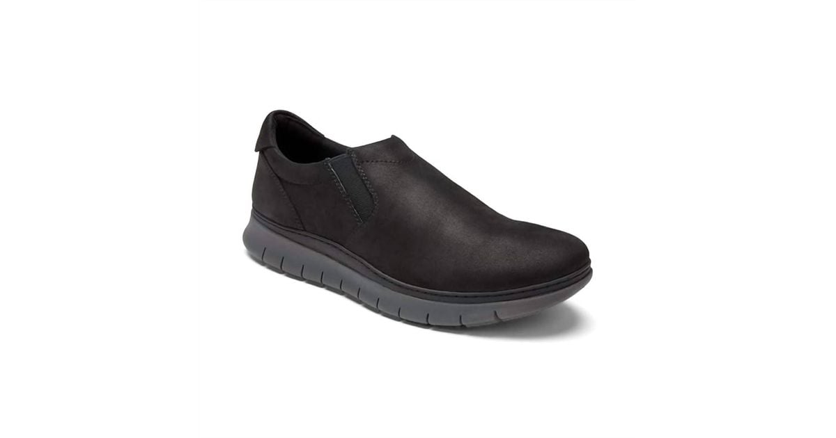 Vionic Khai Nubuck Slip On Shoes in Black for Men | Lyst