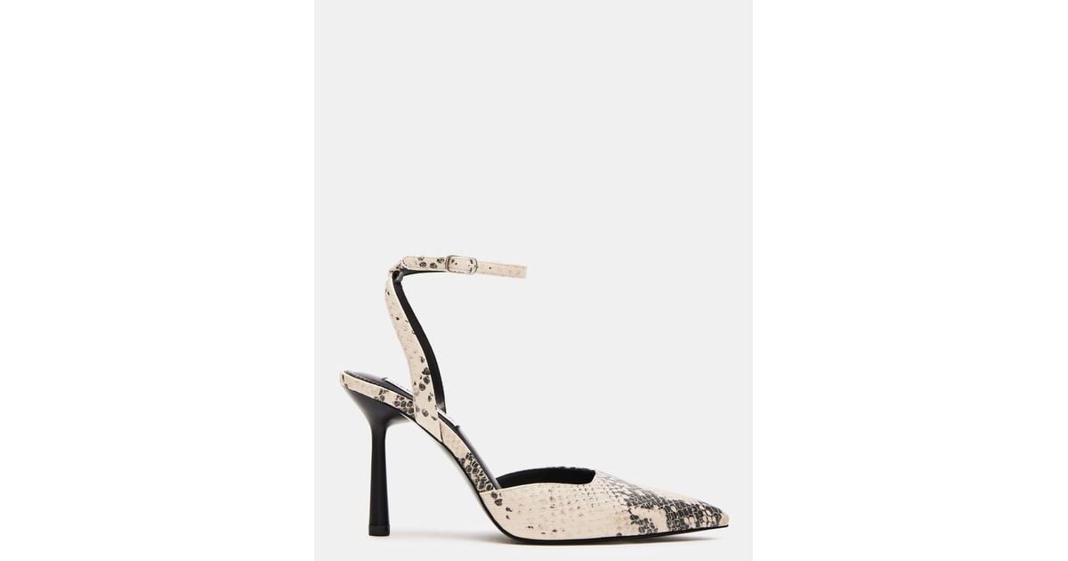 Steve Madden Alliance Beige Snake in White | Lyst