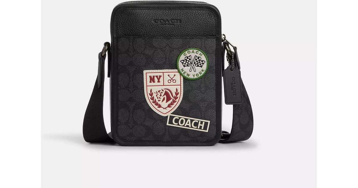 COACH Sullivan Crossbody Bag in Black | Lyst