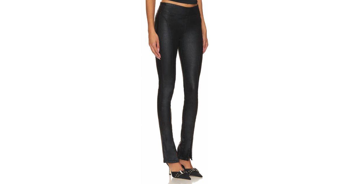 Free People Coated Double Dutch Pull-On Pants in Black | Lyst