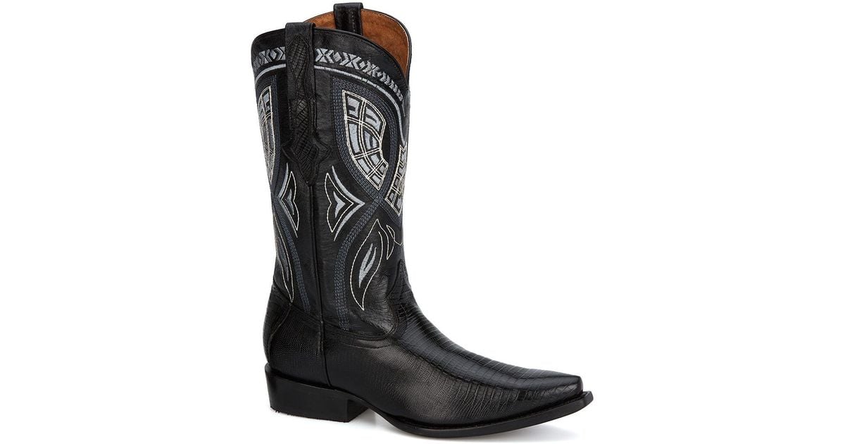 Forastero Cowboy Leather Boots in Black for Men | Lyst