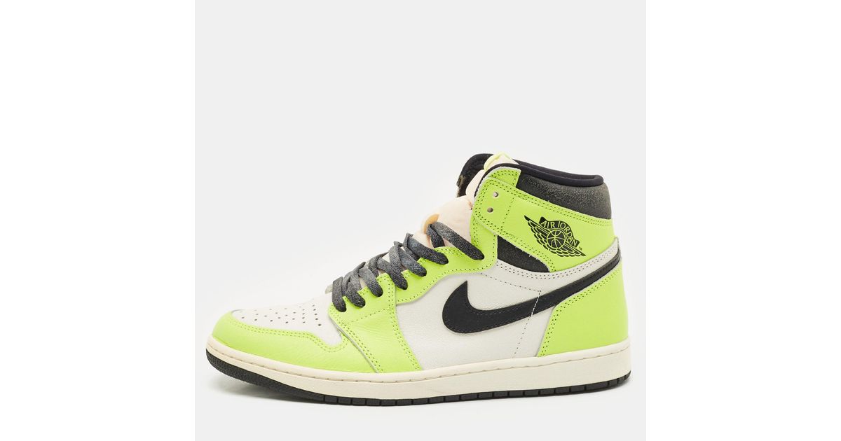 Nike S/ Leather 1 Retro Og High Top Sneakers in Green for Men | Lyst
