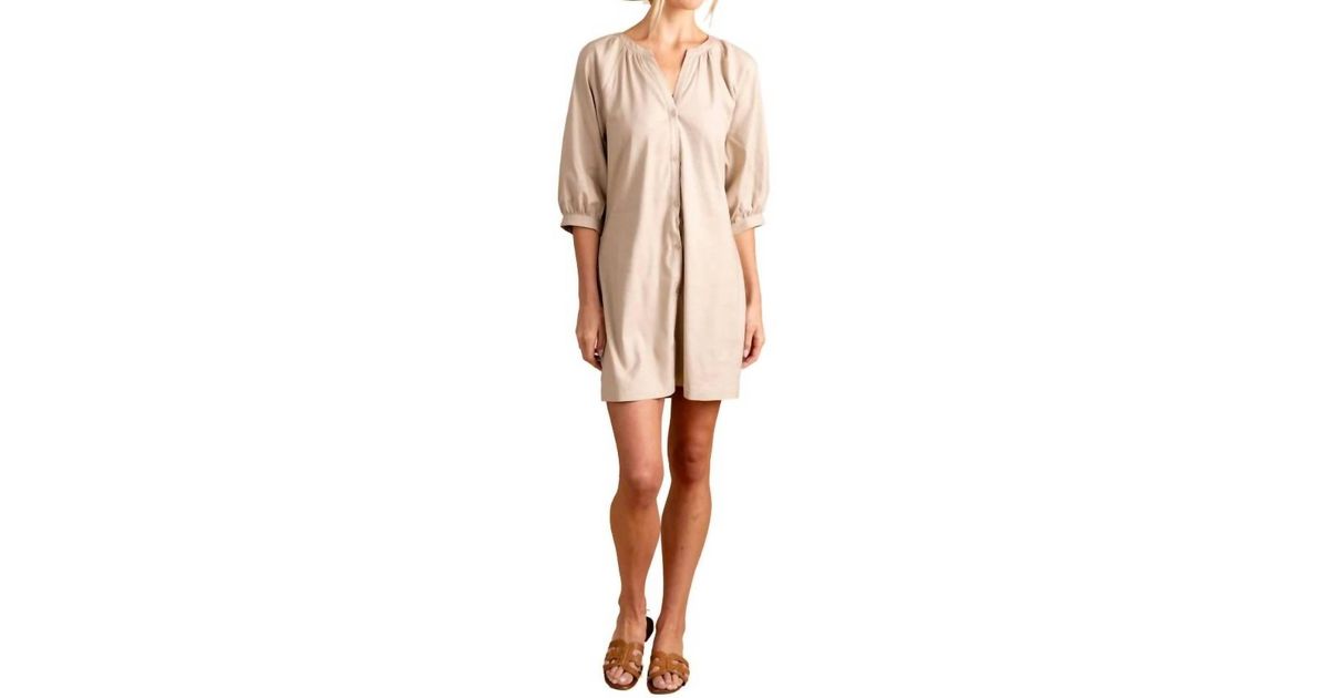 S'Edge Amanda Dress in Natural | Lyst