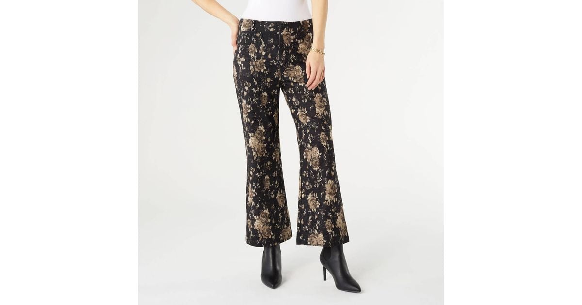 Coco + Carmen Shyanne Wide Leg Pant in Black | Lyst