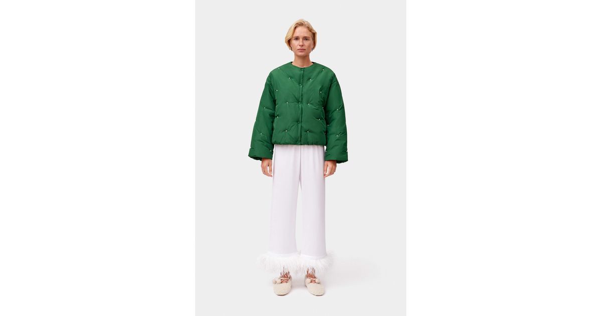 Sleeper Puffer Jacket in Green | Lyst
