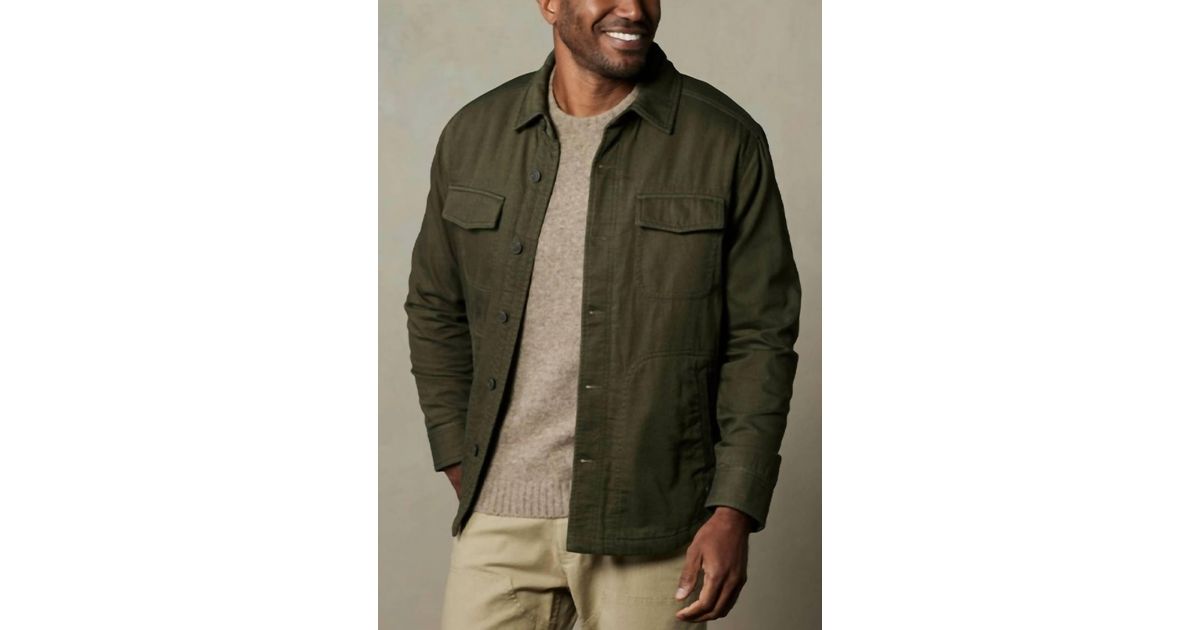 The Normal Brand Military Cpo Jacket in Green for Men | Lyst