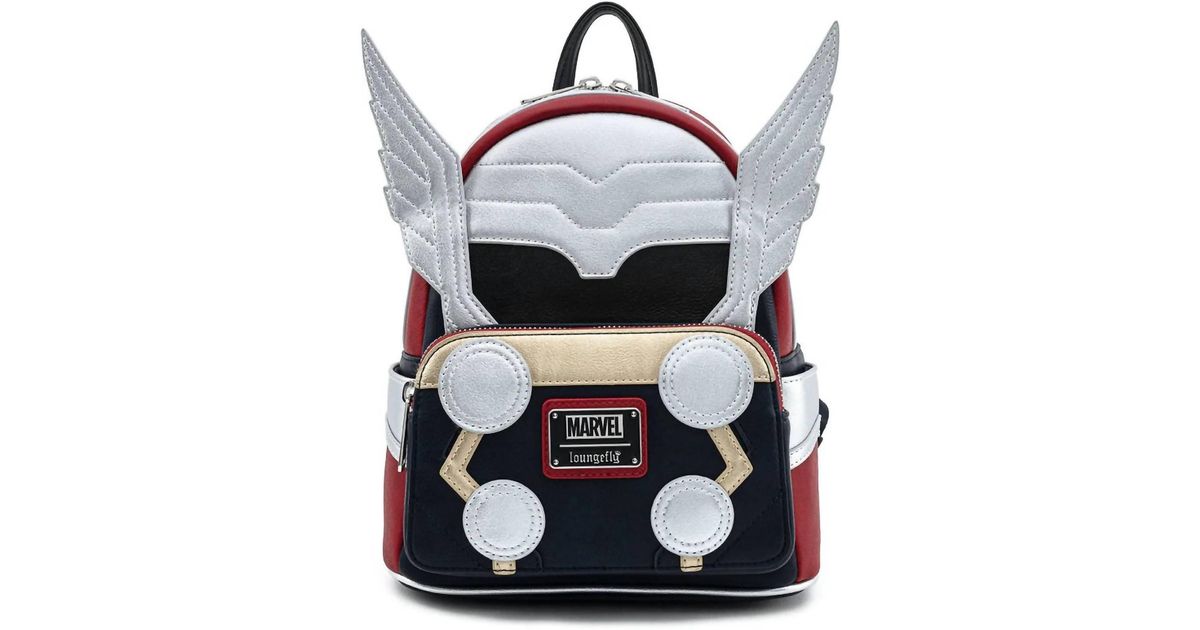 Loungefly Thor Classic Cosplay Mini Backpack in Blue | Lyst
